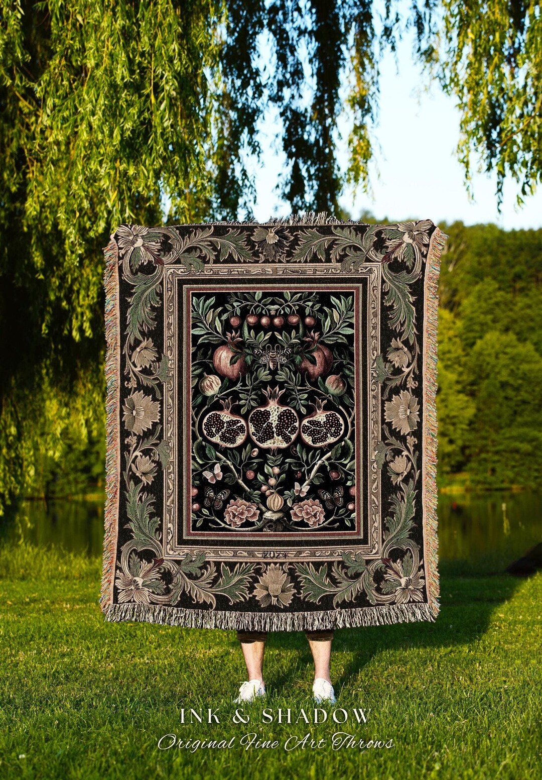 Forestcore Moody Maximalism Pomegranate Blanket Earthy Whimsigoth ...