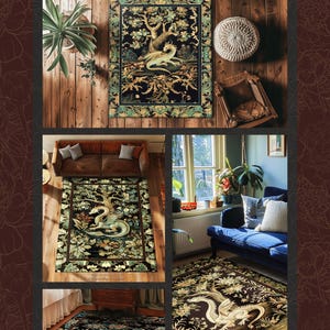 Dark Nature Enchanting Dragon Art Exotic Home Decor Mystical Fantasy ...