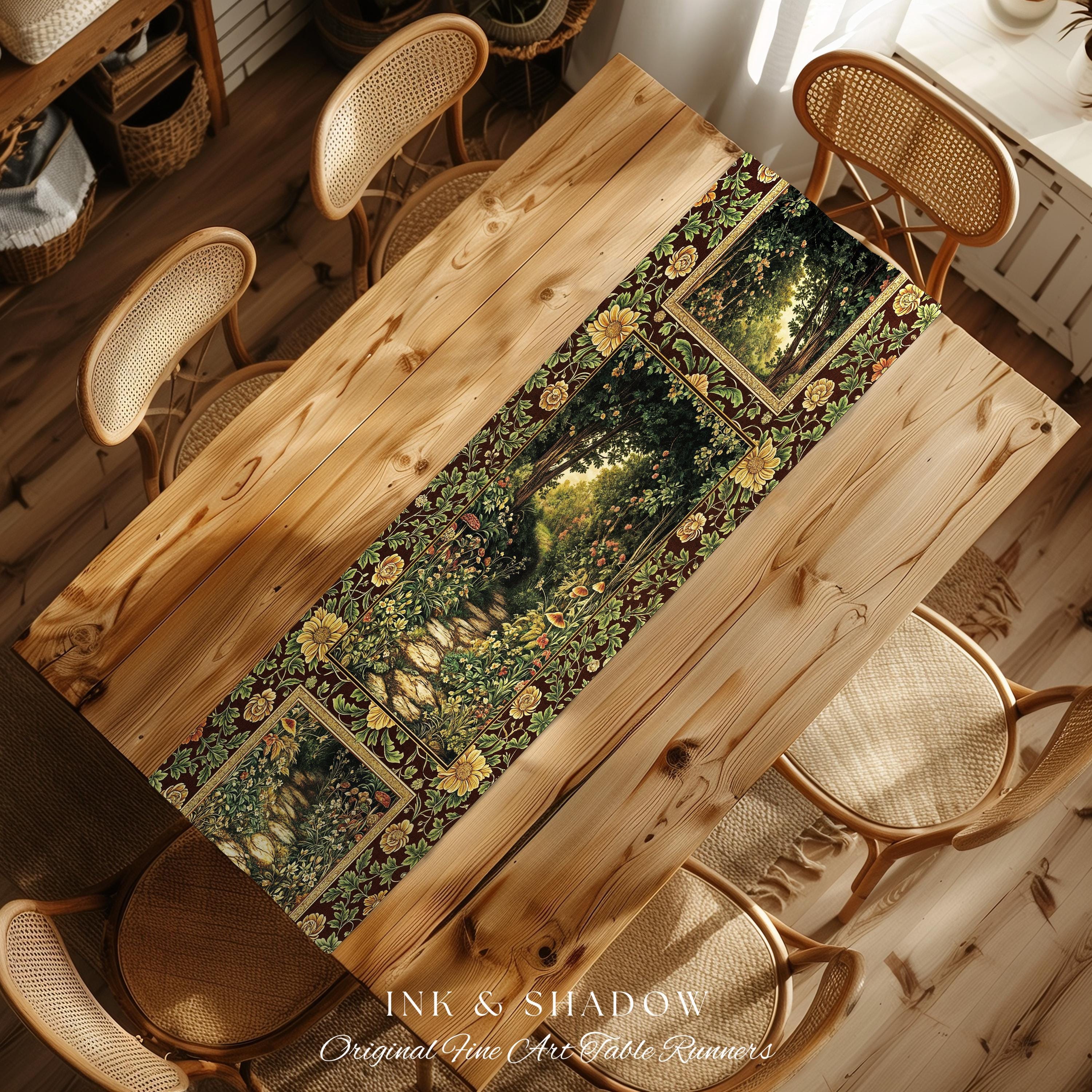 Fairy Ethereal Forest Table Runner Mystic Dark Academia Folklore ...