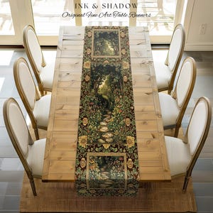 Fairy Ethereal Forest Table Runner Mystic Dark Academia Folklore ...