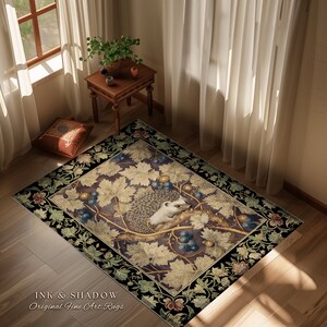 Ornate Hedgehog Area Rug | Whimsical Woodland Aesthetic Rustic Bedroom ...