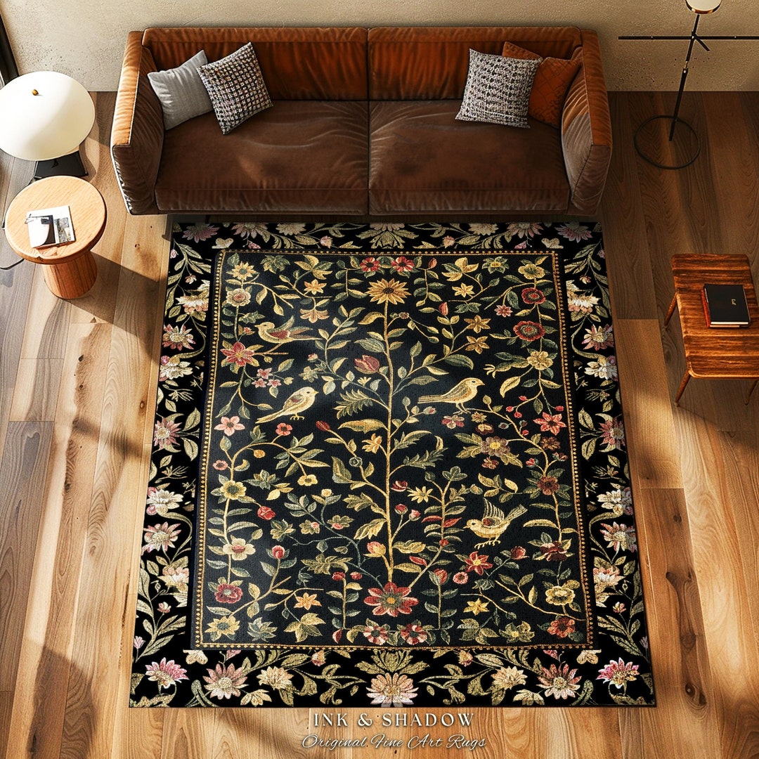 Folklore Aesthetic Area Rug Spring Wildflower Aesthetic Living Room ...