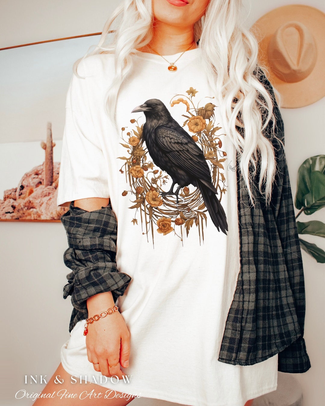 Dark Cottagecore Shirt Crowcore Clothing Comfort Colors Tshirt ...