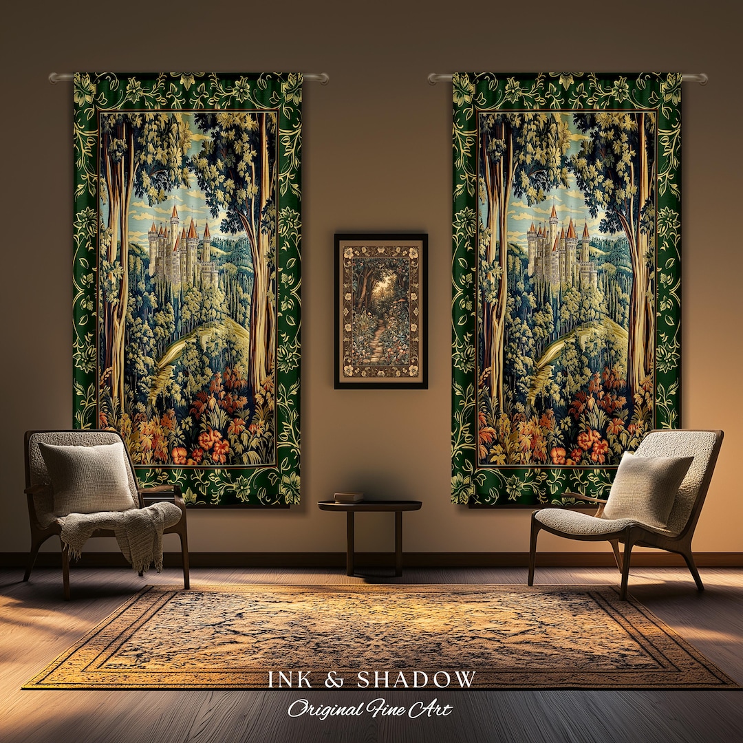 Fairytale Aesthetic Castle Drapes Fairycore Folklore Inspired Decor ...