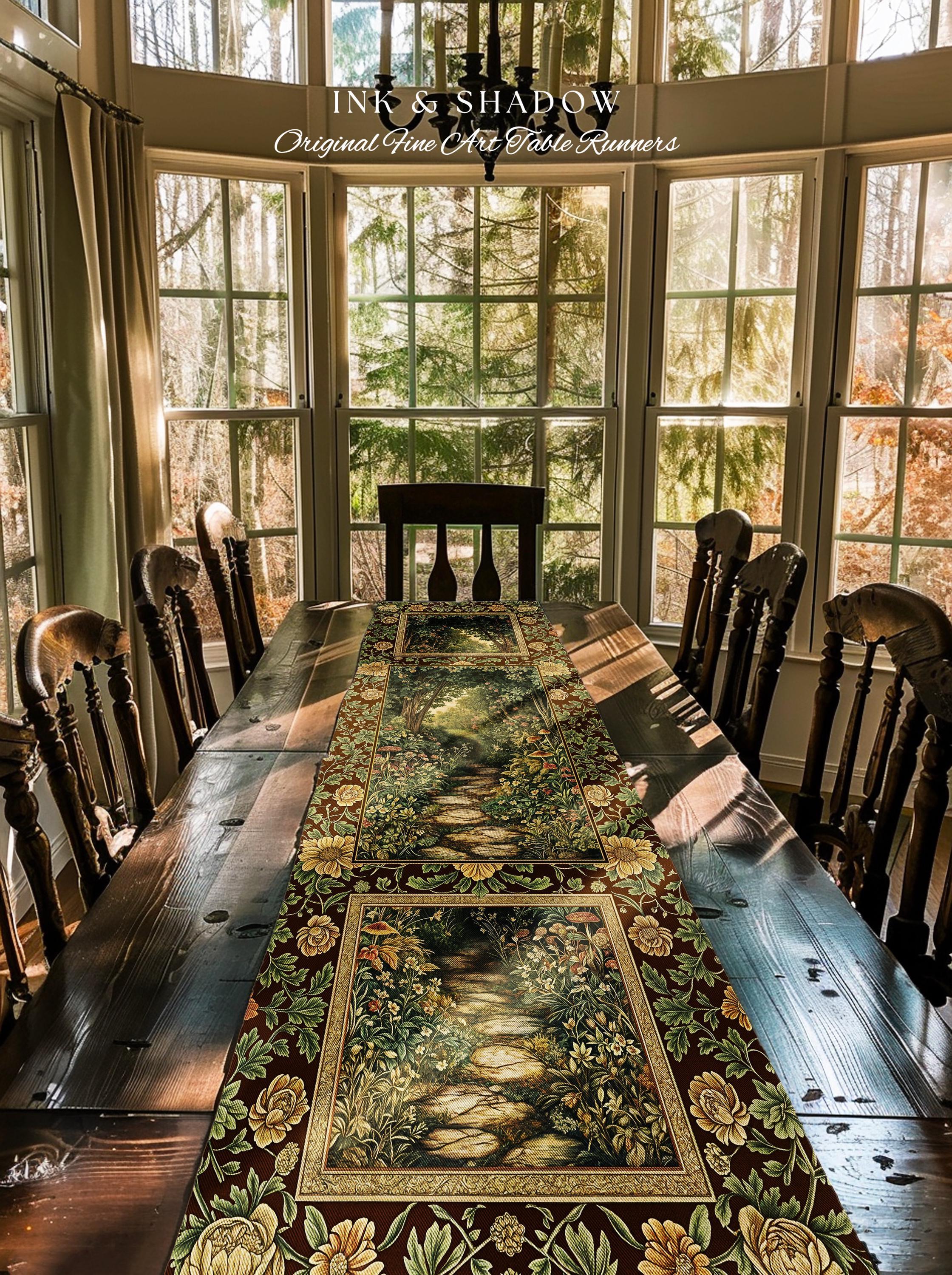 Fairy Ethereal Forest Table Runner Mystic Dark Academia Folklore ...