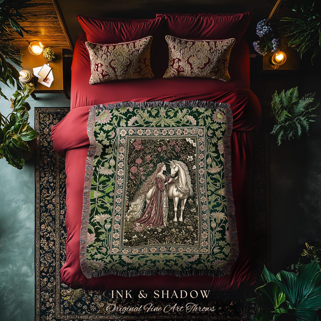 Fantasy Fairytale Princesscore Throw Blanket | Soft Fantasy Regency ...