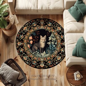 Grey Fox Mystic Bedroom Rug | Cottagegoth Room Decor William Morris ...