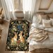 Bunnies in the Woodland Rug Spring Bunnies Room Decor William Morris ...