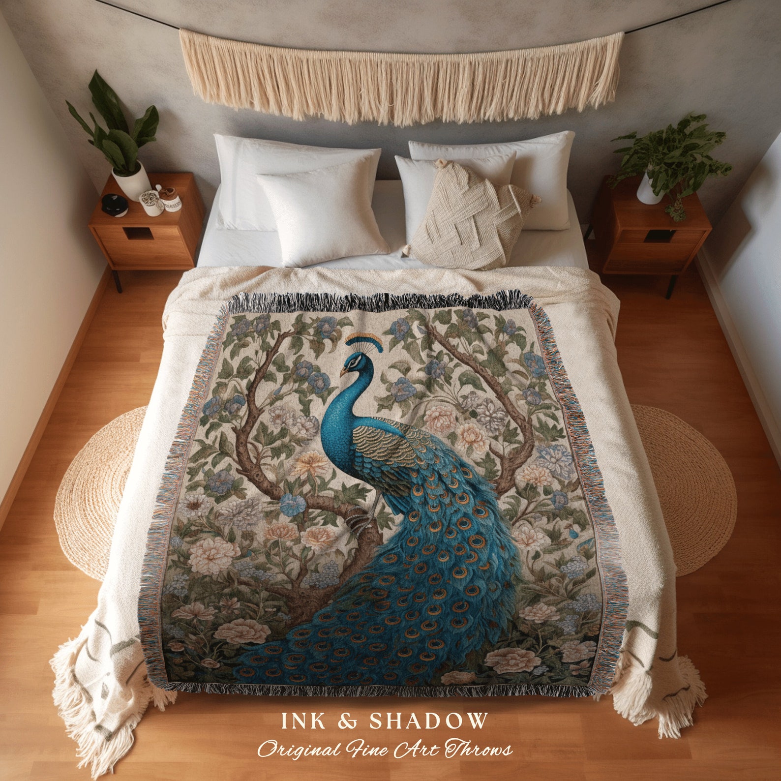 Maximalism Inspired Woven Throw | Maximalist Fairy Core Room Decor ...