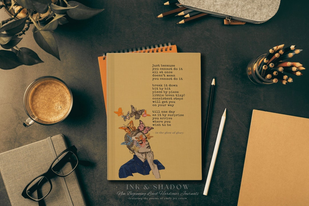 Personal Growth Poetry Journal Self Love Notebook Inspirational Diary ...