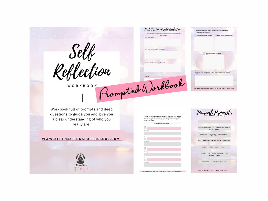 Self-reflection Workbook With Deep Questions and Personal Growth ...