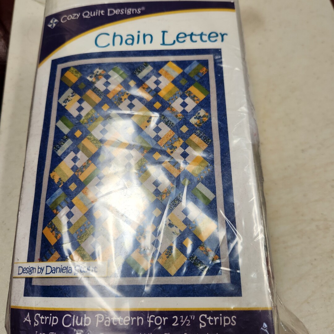 Chain Letter Quilt Kit - Etsy