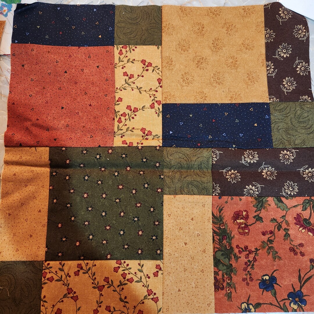 Kansas Troubles Quilt Squares. 18- 12.5x12.5 Various Colored Blocks. - Etsy