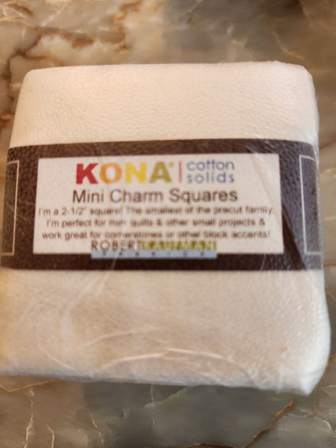Kona Mini Charm Pack in Snow - Etsy