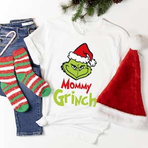 Grinch Squad T-shirts Christmas, Family Christmas Matching Team Shirt ...