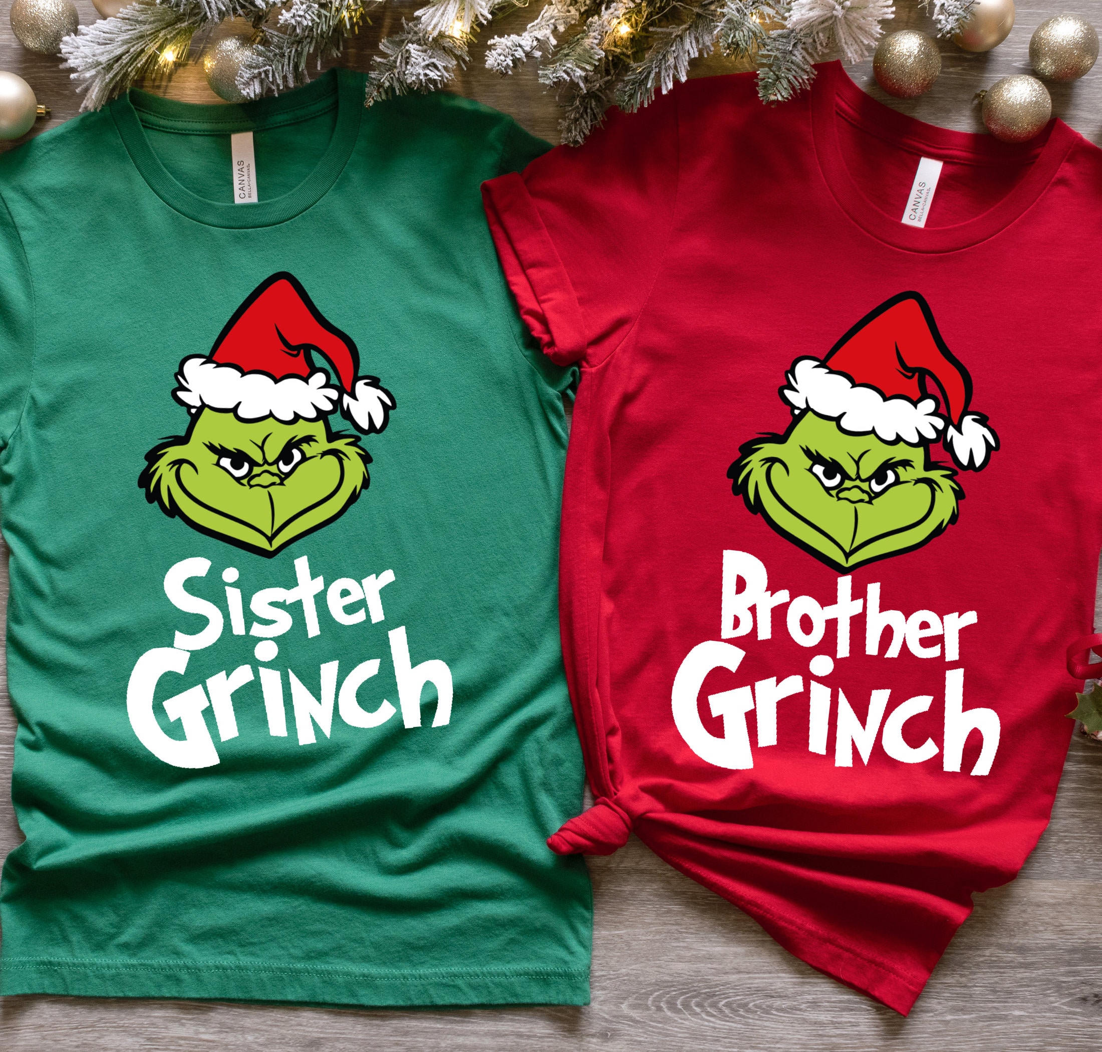 Grinch Squad T-shirts Christmas Family Christmas Matching - Etsy
