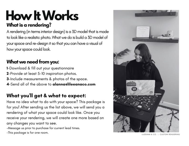 Interior Design Service Package-custom Rendering/drawing|e-design|e ...