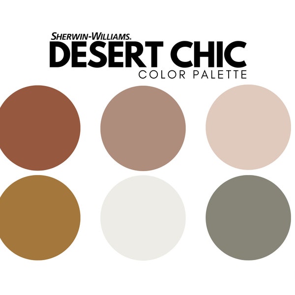 Desert Color Palette - Etsy