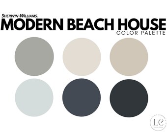 Sherwin-williams Beach Side Color Paint Palette, 12 Sherwin Williams ...