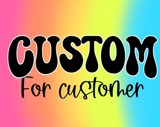 Custom Order - Etsy