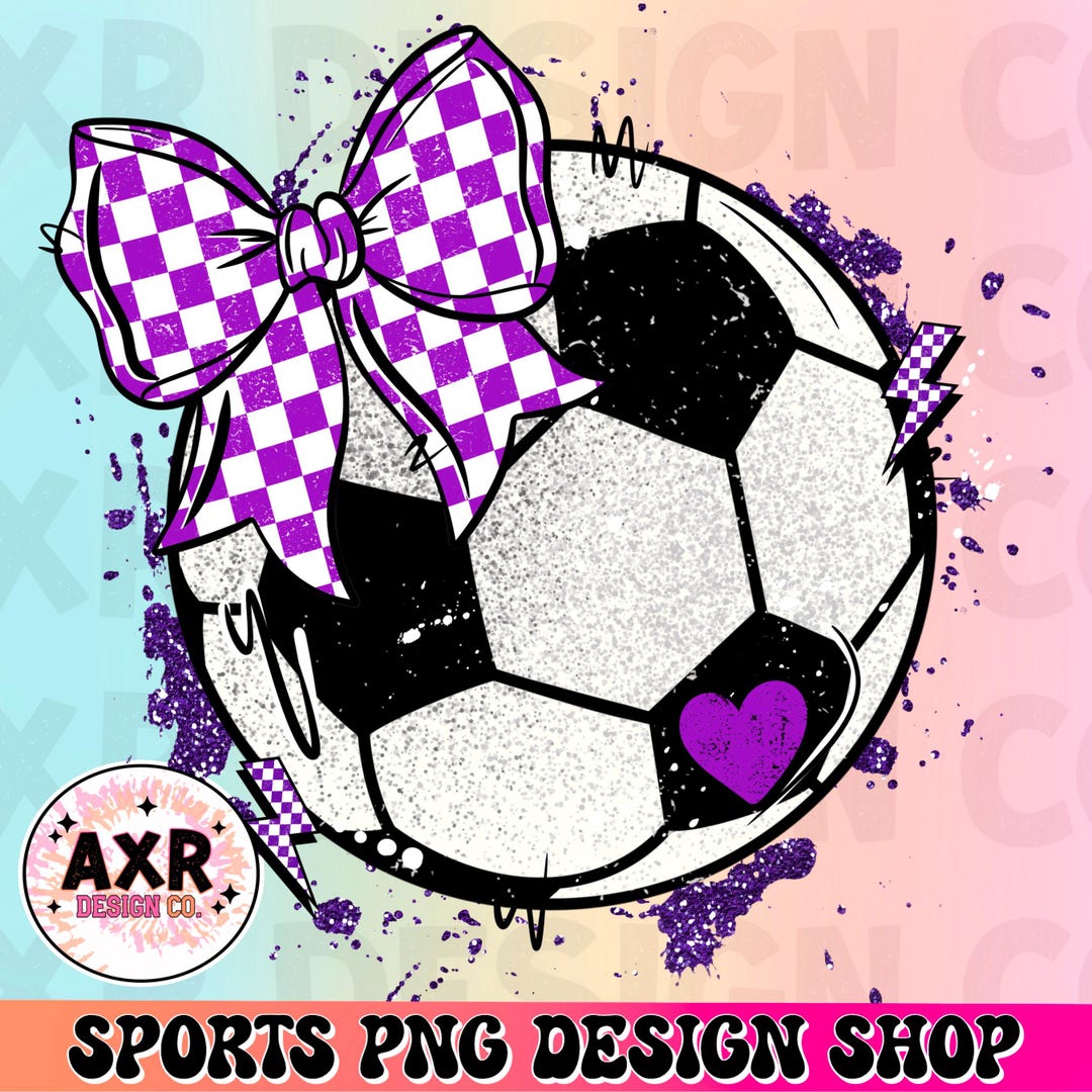 Soccer Coquette Bow Png, Cute Yellow and White Soccer Sublimation ...