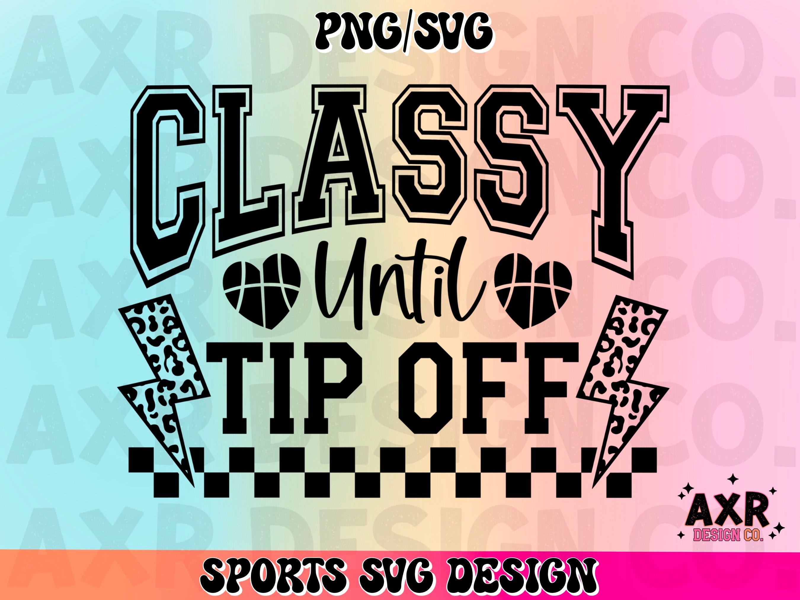 Classy Until Tip-off Svg, Retro Basketball Sublimation Design ...