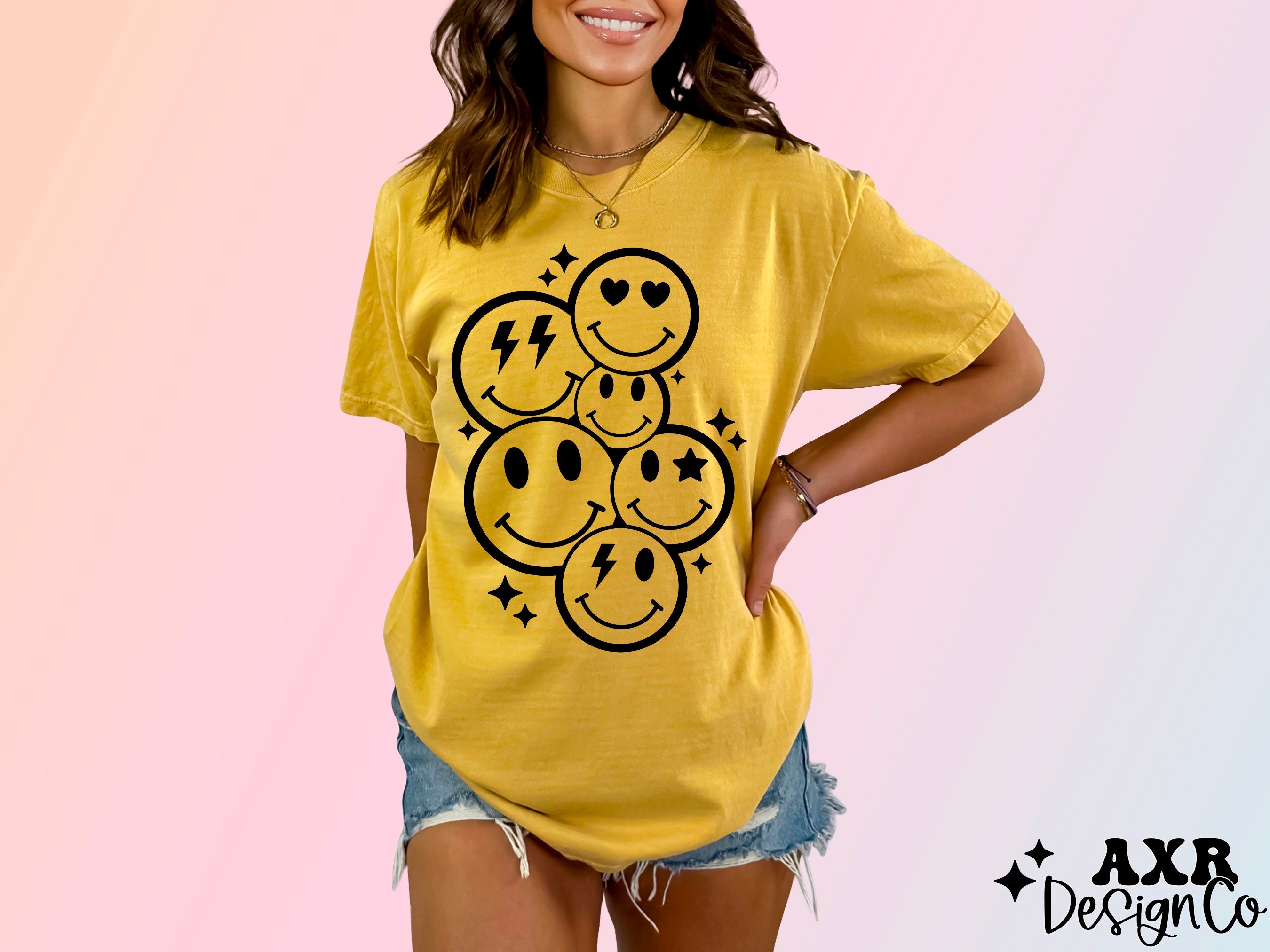 Retro Smiley Face Svg Smiley Face Sublimation Design Smiley - Etsy ...