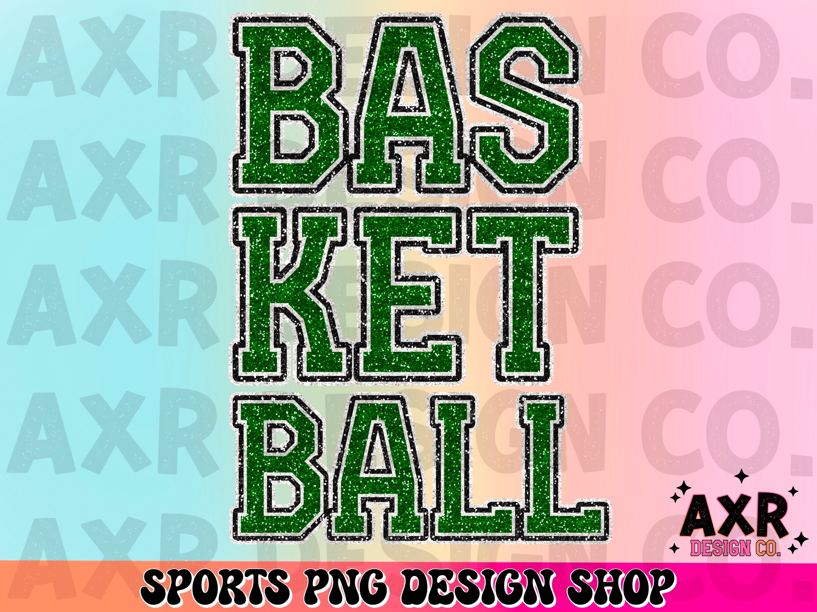 Sparkly Glitter Basketball Png, Basketball Sublimation Design, Faux ...
