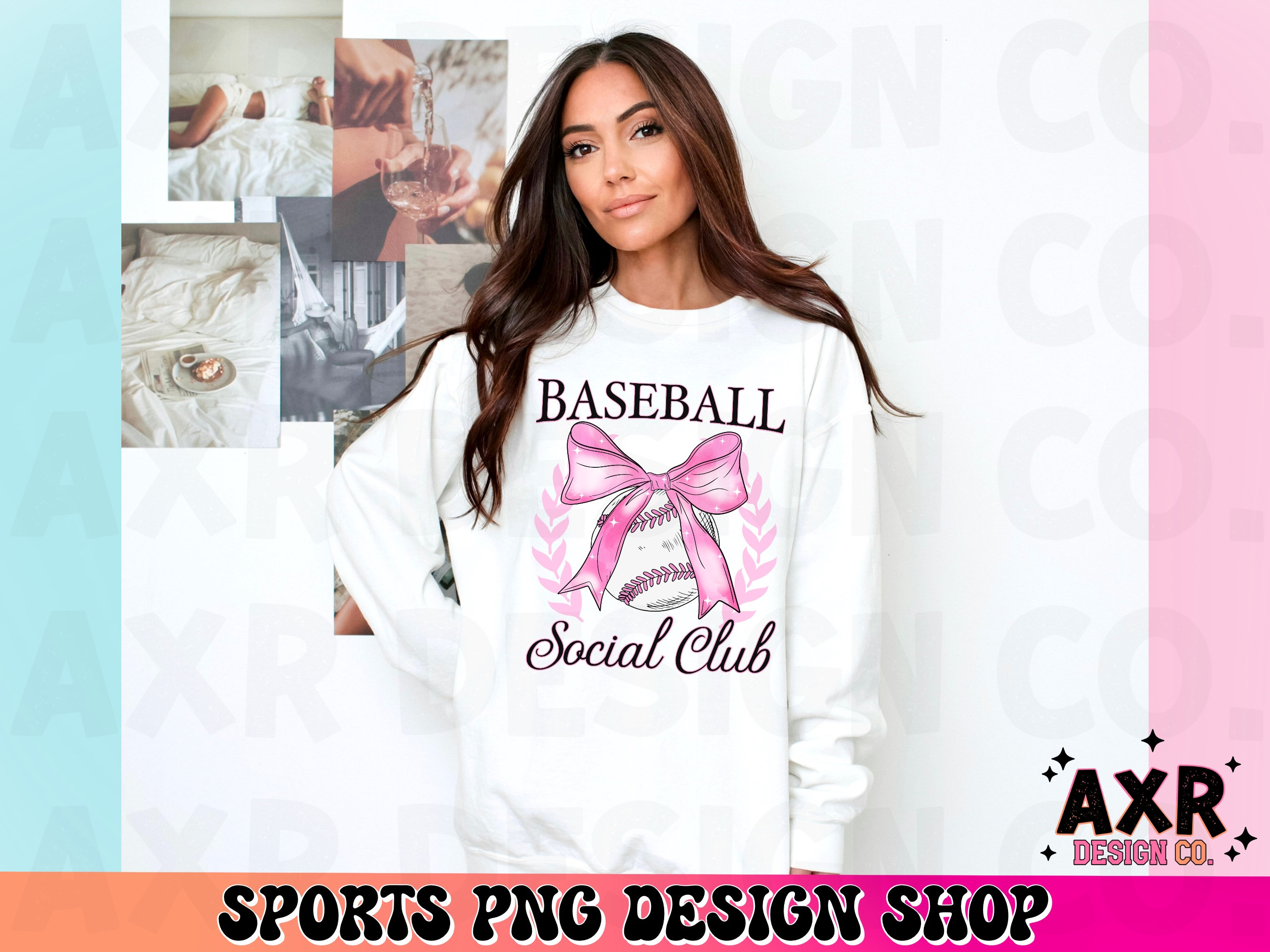 Coquette Bow Baseball Png Bundle, Baseball Mama Png, Baseball Social ...