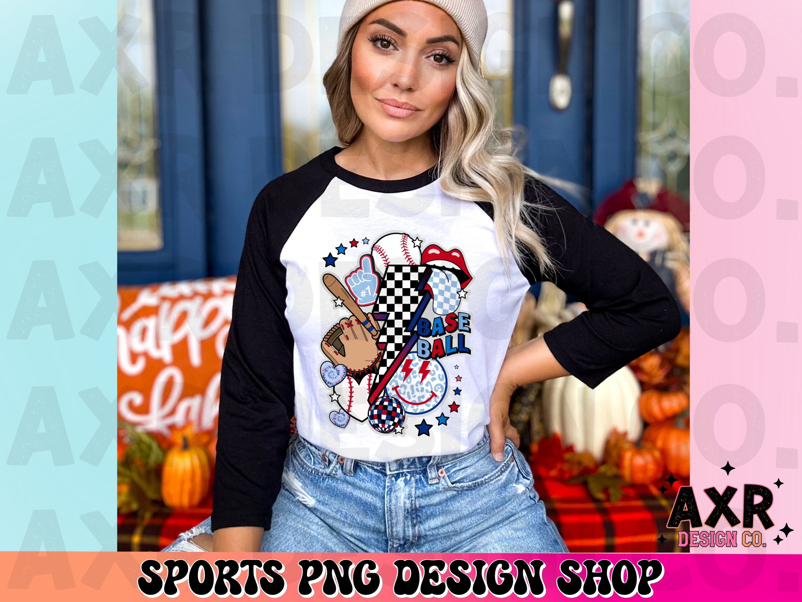 Retro Baseball Collage Png, Baseball Sublimation Design, Baseball Game ...