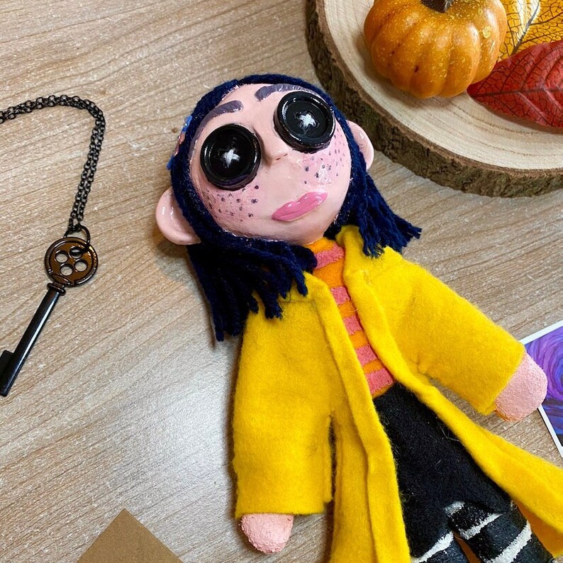 Mini Me, Custom Doll, Coraline Inspired, Handmade Personalized Doll - Etsy