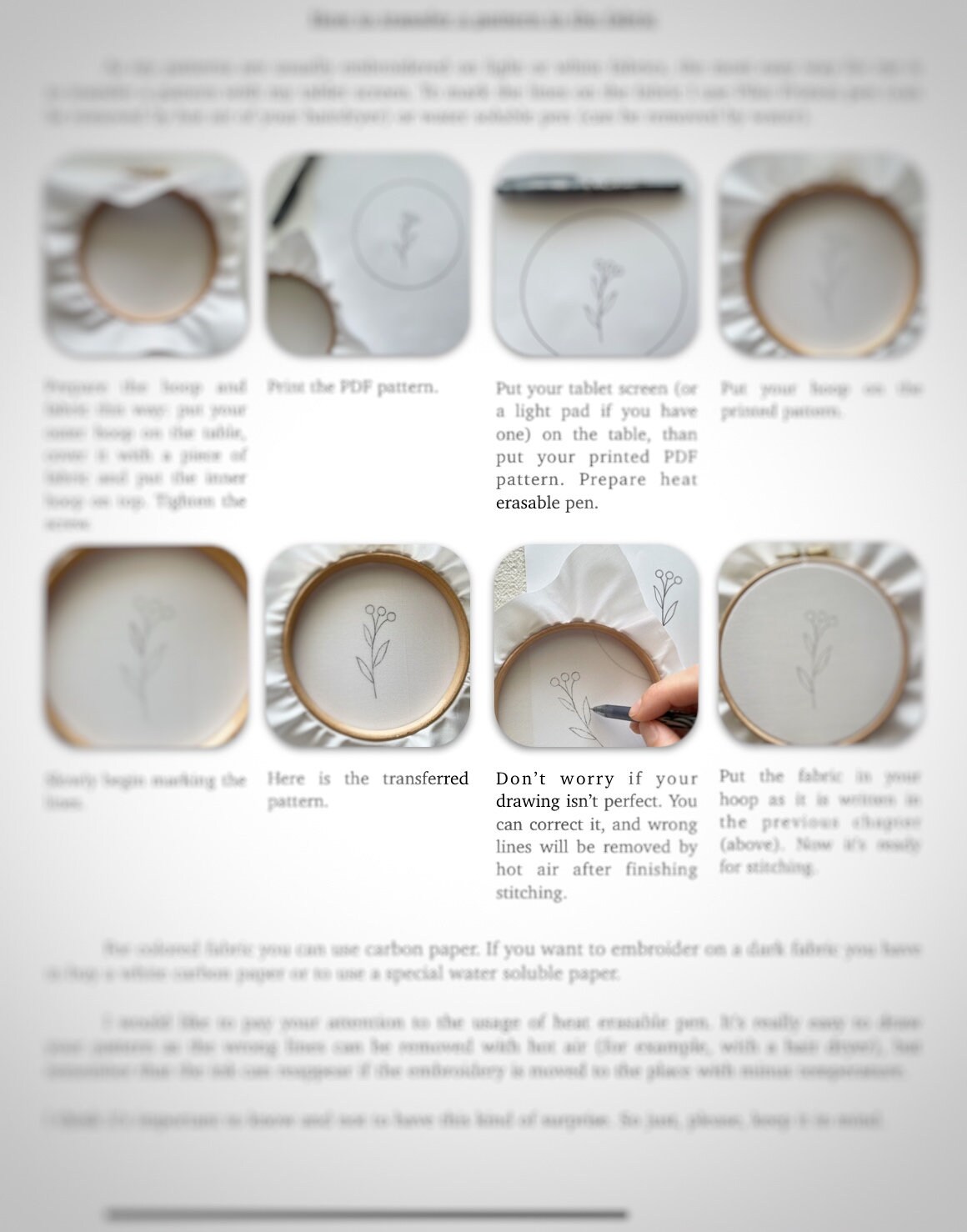 Embroidery Tutorial, Floral Embroidery Guide, Step by Step PDF Tutorial ...