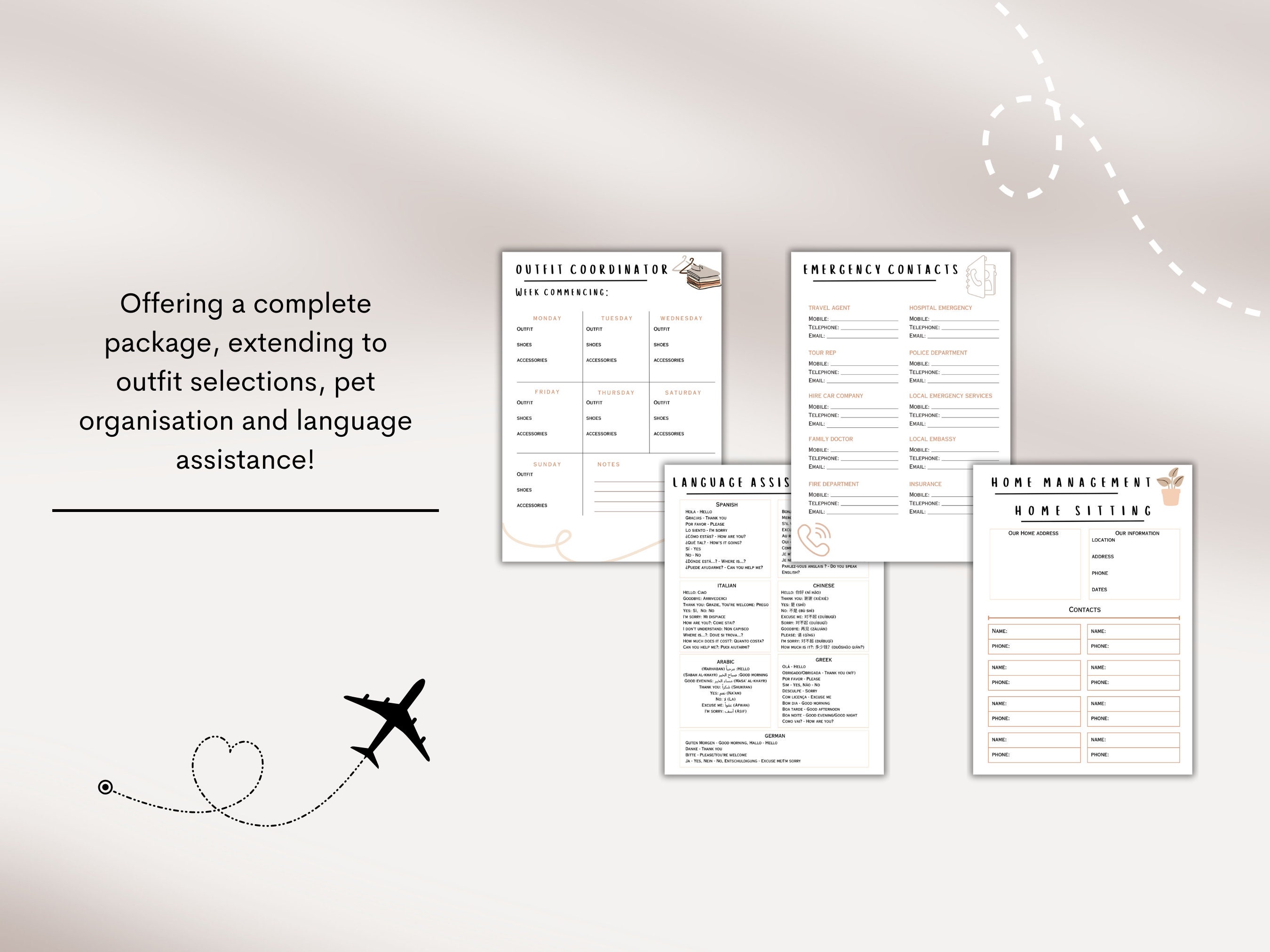 Editable Ultimate Travel Planner Template Trip Itinerary Travel Journal ...