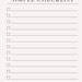 Simple Checklist, Printable Checklist - Etsy