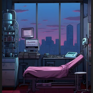 Retro Night Game Print, Cyber Punk Wall Art Arcade Room Poster Comic ...