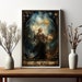 The World Tarot Card Print Major Arcana Art Poster the World Canvas ...