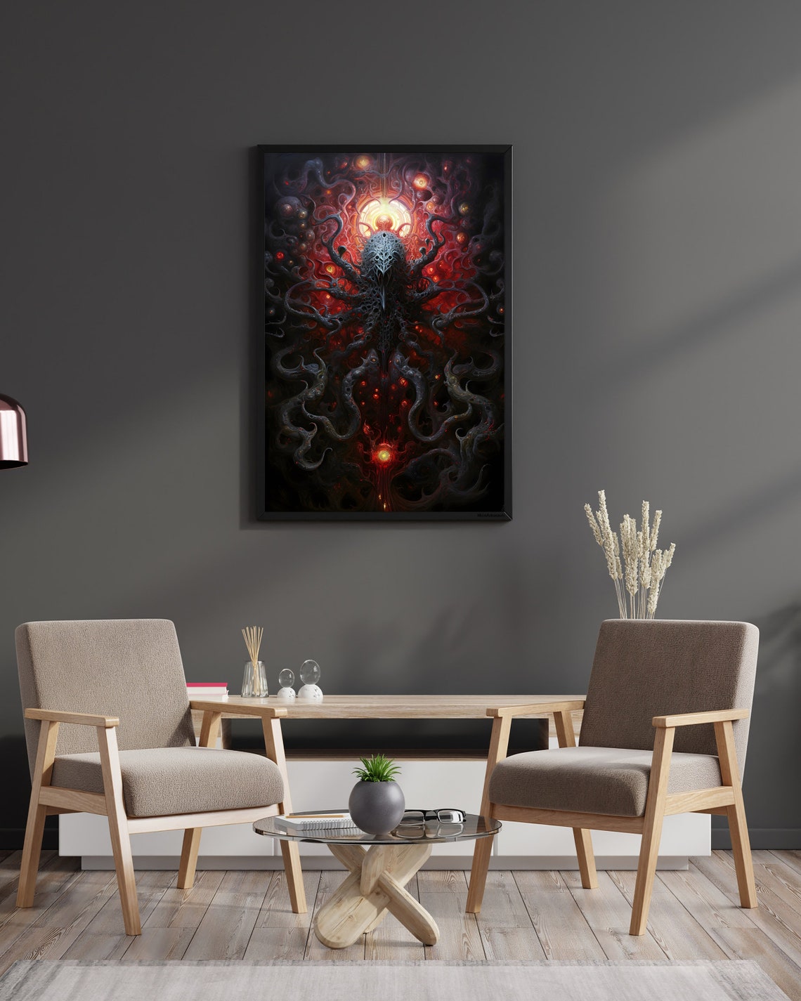 Yog-sothoth Lovecraft Print Dark God Art Poster Temperance Canvas ...