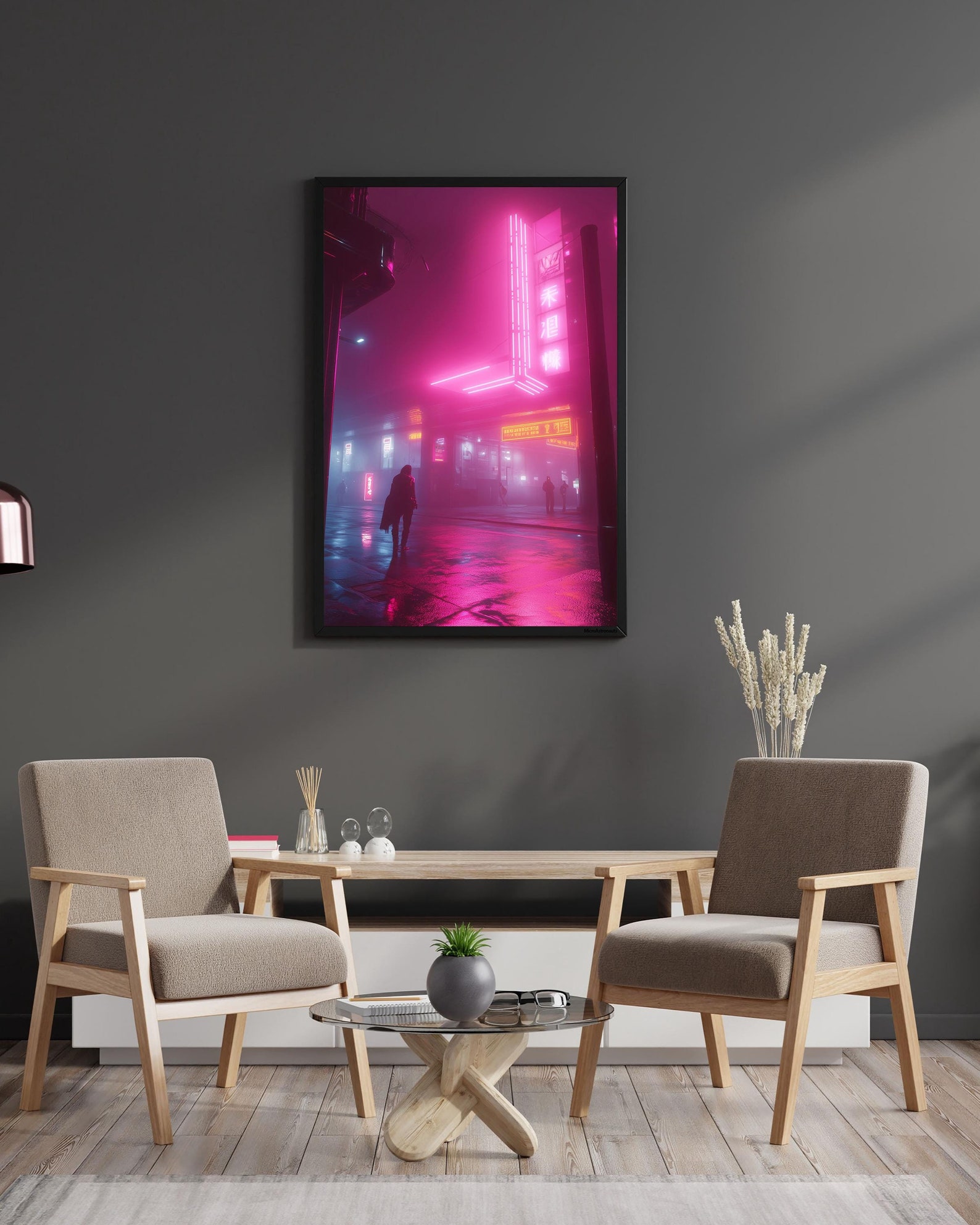 Cyberpunk Club Back Entrance City Poster Futuristic Print Cyber Punk ...