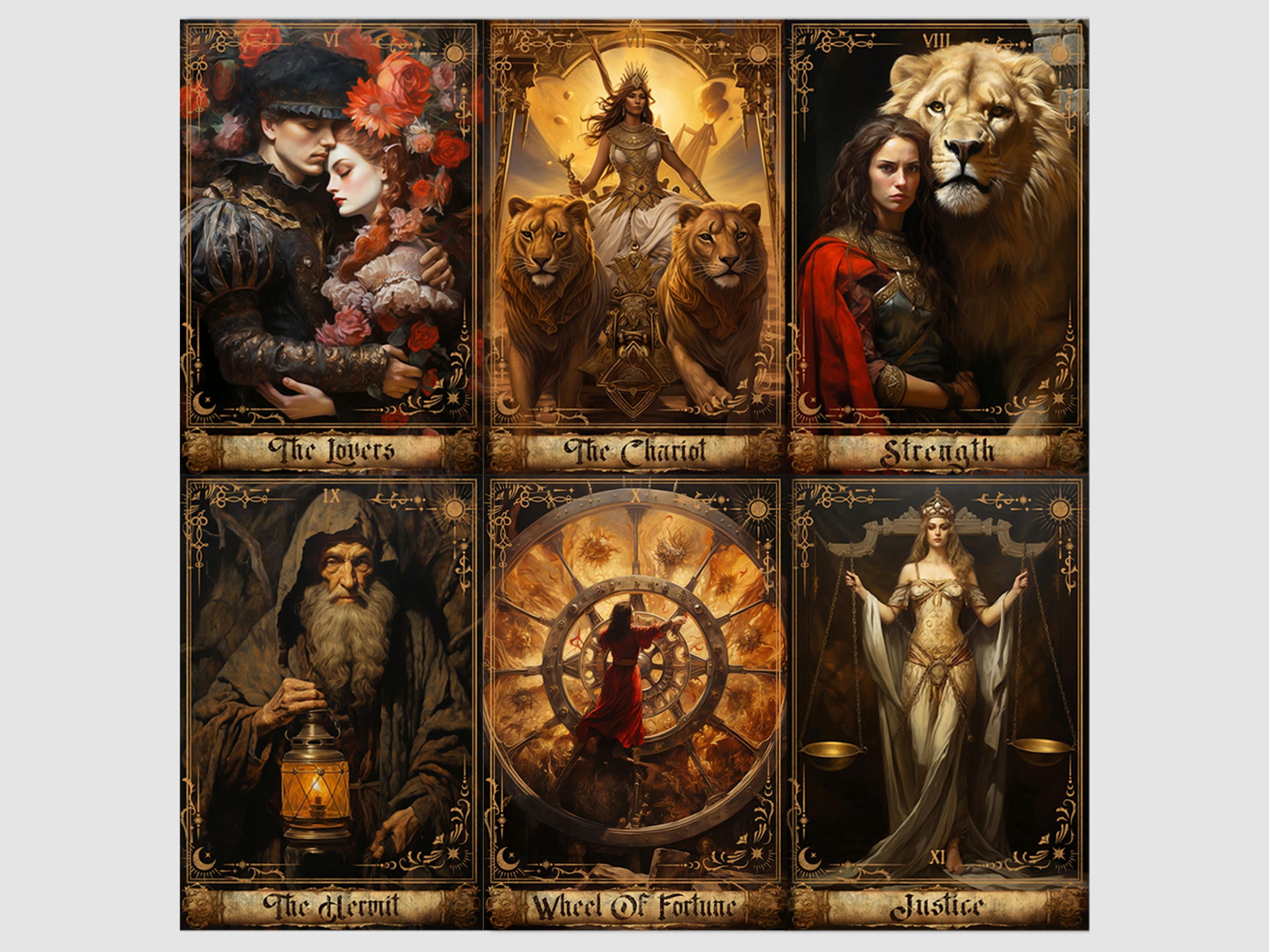 Complete Major Arcana Digital Download Major Arcana Tarot Deck Gift for ...