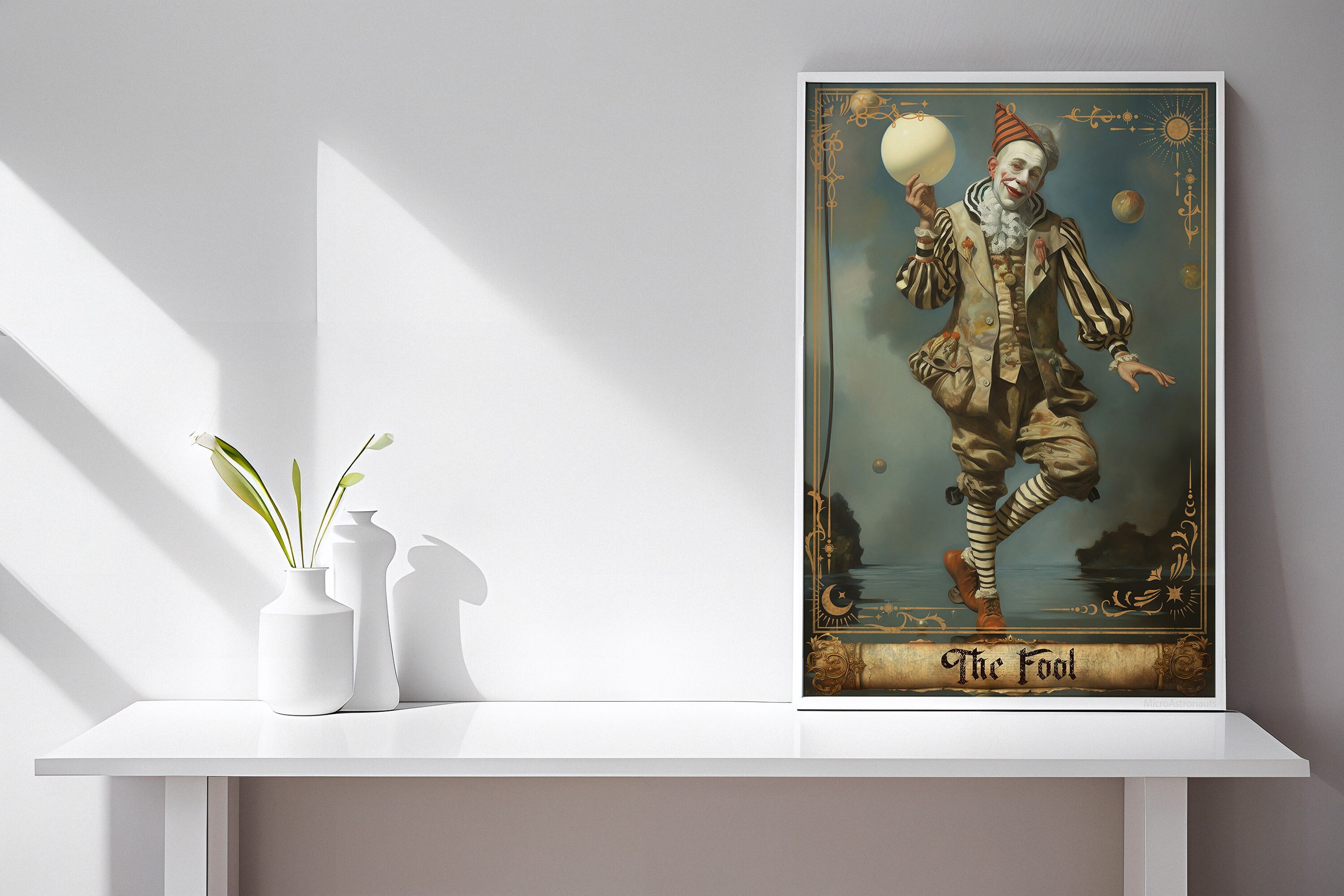 The Fool Tarot Card Poster Gift for Her Decor Tarots Cards Print Major ...