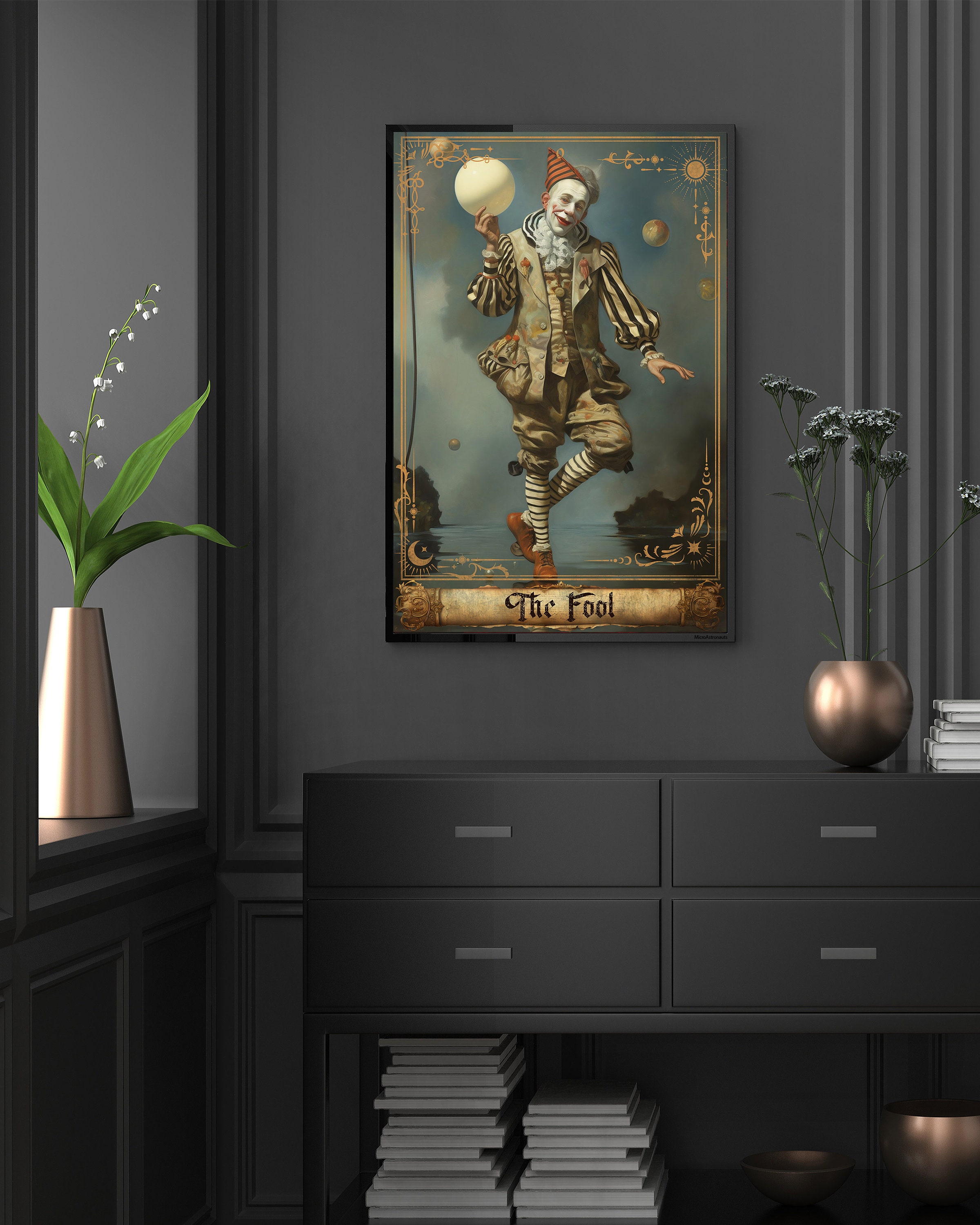 The Fool Tarot Card Poster Gift for Her Decor Tarots Cards Print Major ...