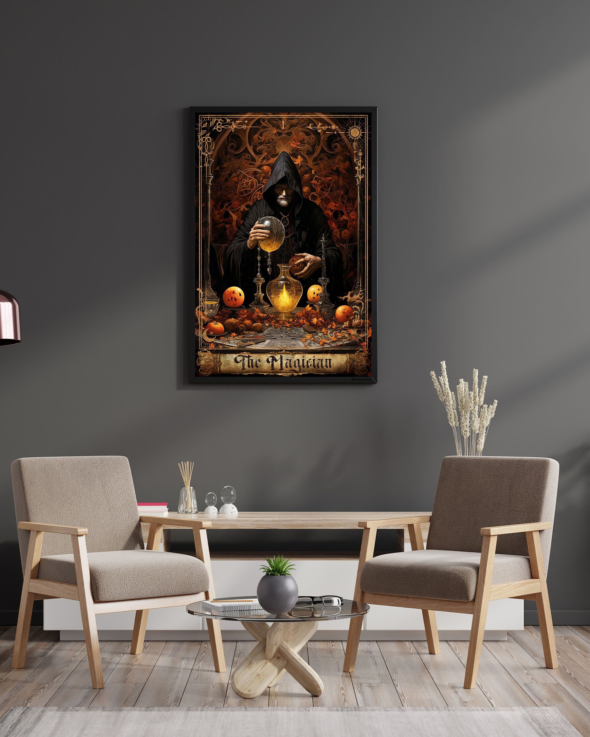 The Magician Tarot Card Poster Gift for Her Decor Tarots Cards Print ...
