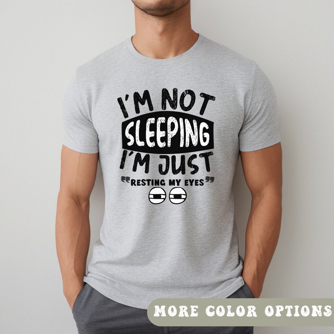 Just Resting My Eyes Men's Cool Tee, Nap Champ Father's Day T-shirt ...