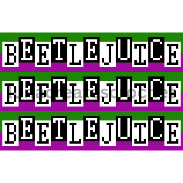 Crochet Beetlejuice Blanket - Etsy