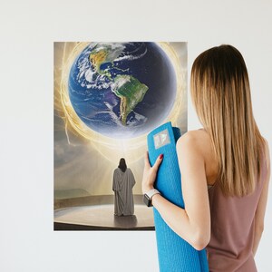 The Creation Digital Art-religious Canvas-downloadable Poster-digital ...