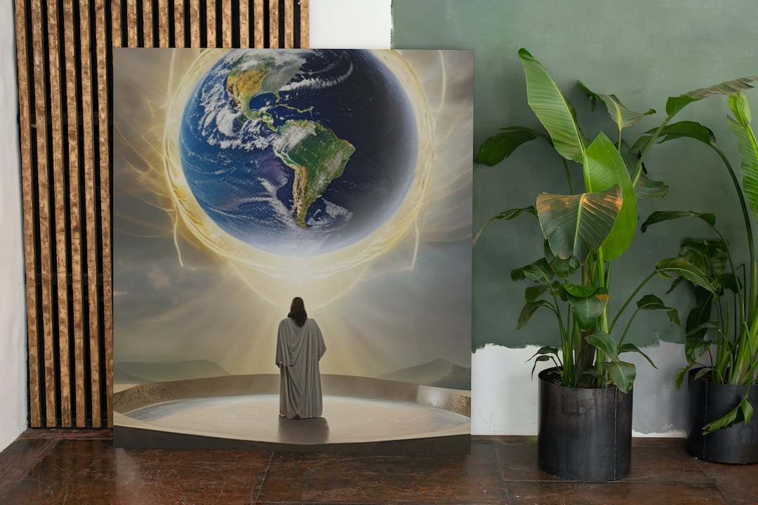 The Creation Digital Art-religious Canvas-downloadable Poster-digital ...