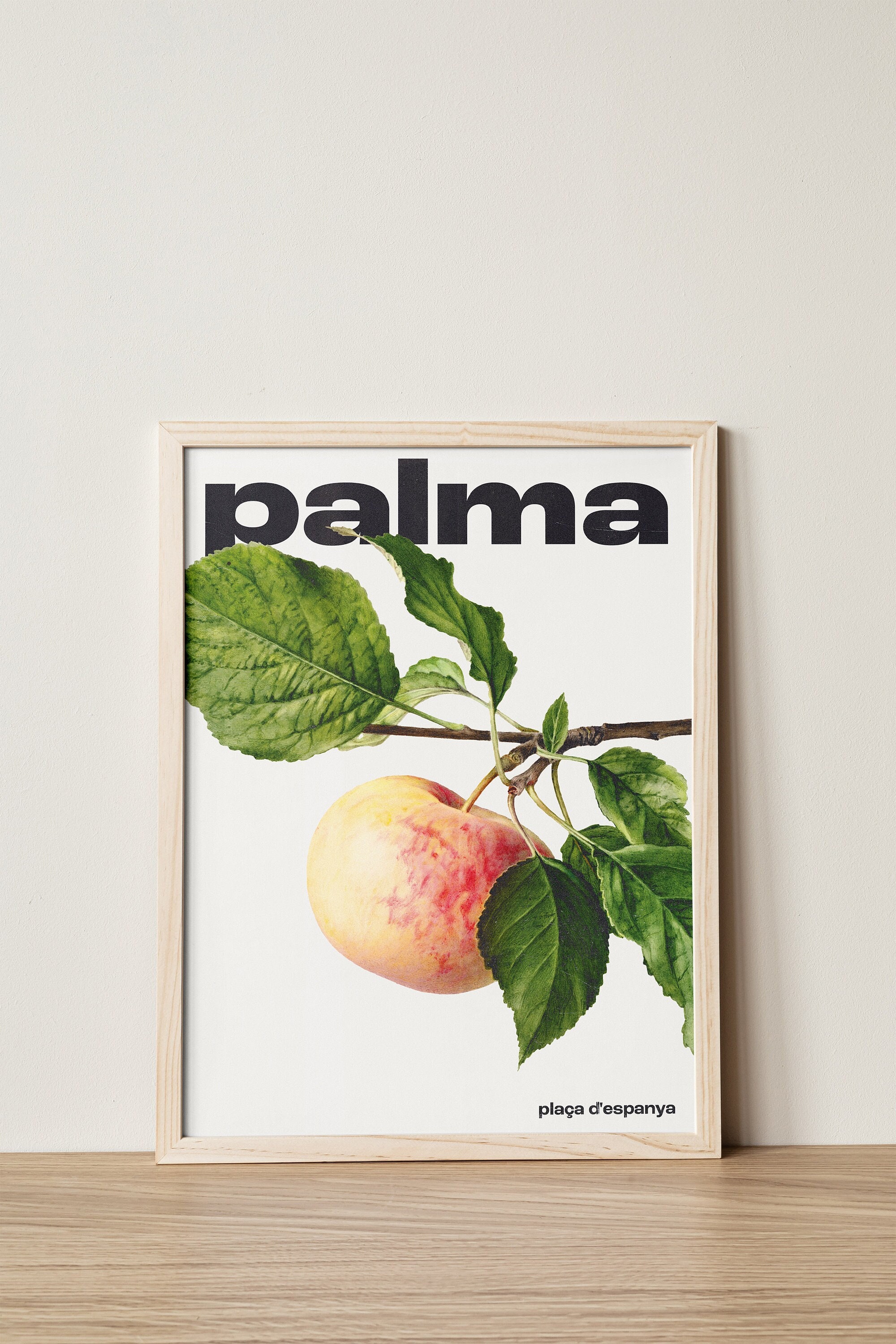 Peaches Wall Art, Printable Poster, Holidays Fruit Still Life ...