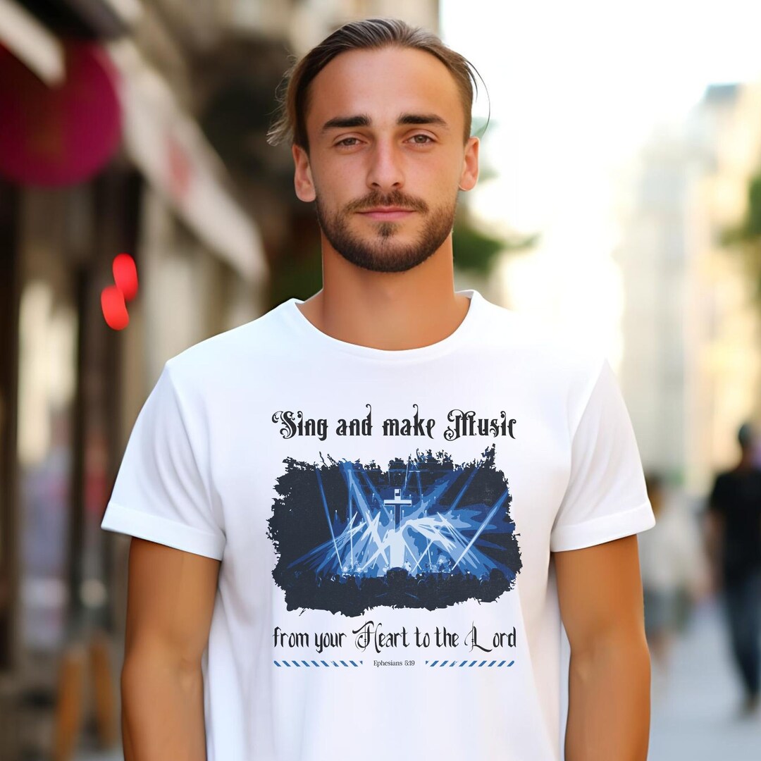 Sing and Make Music From Your Heart to the Lord Bible Verse - Etsy