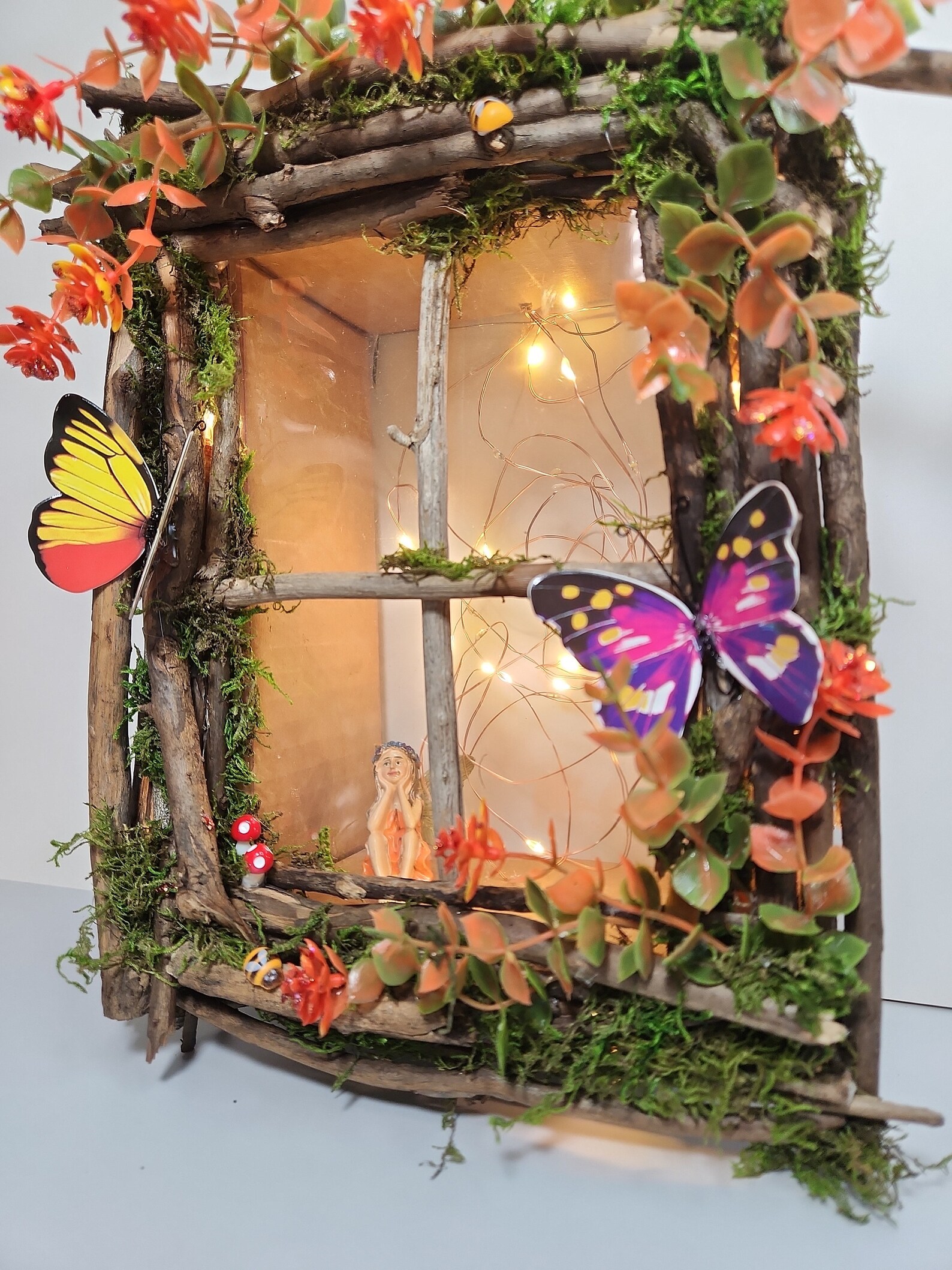 Enchanted Fairy Window Night Light: Whimsical Home Decor - Etsy