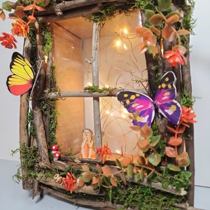 Enchanted Fairy Window Night Light: Whimsical Home Decor - Etsy